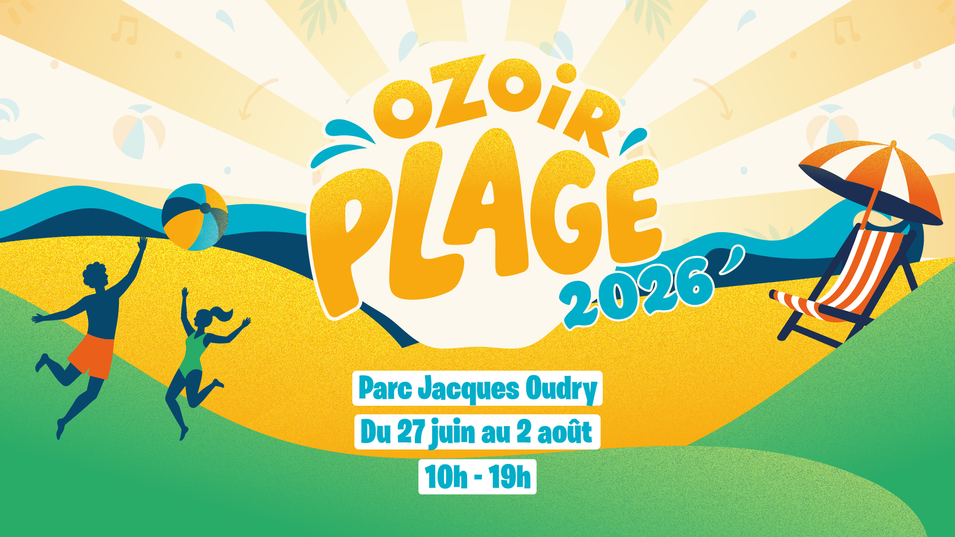 Ozoir Plage 2026 : tout le programme de l’été au parc Jacques Oudry ...